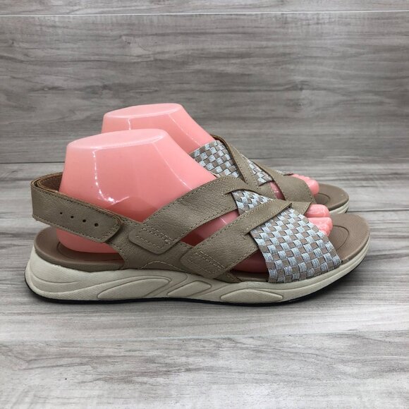 Earth Spirit | Shoes | Earth Spirit Sandals Womens 9 Tan Hook And Loop ...
